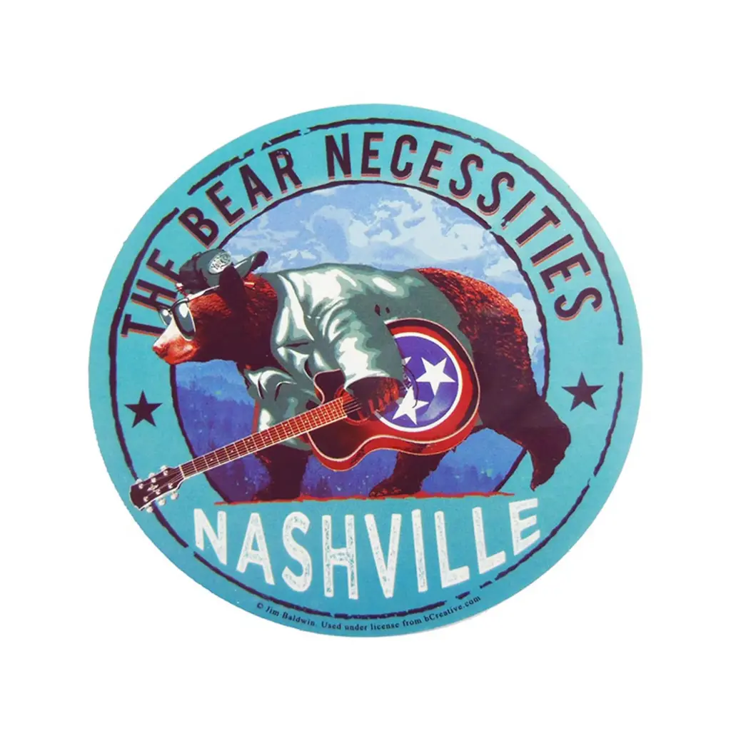 Nashville Sticker - Bear Necessities | Mid-South Products